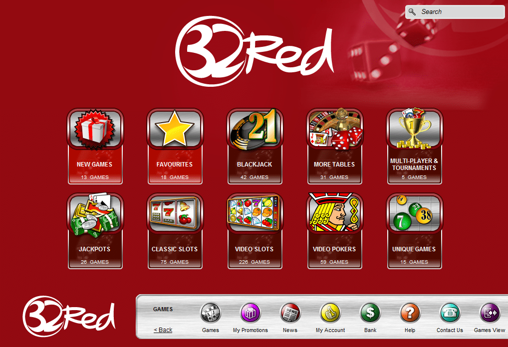 32Red Casino - get ₤32 for every ₤20 deposited up to ₤160!